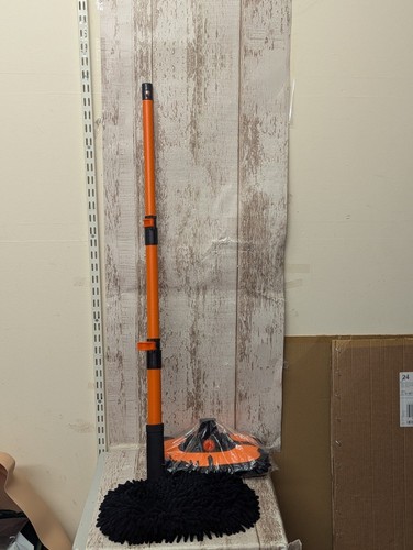 bnib yeeway vechical car wash brush and replacement pads orange fab ...