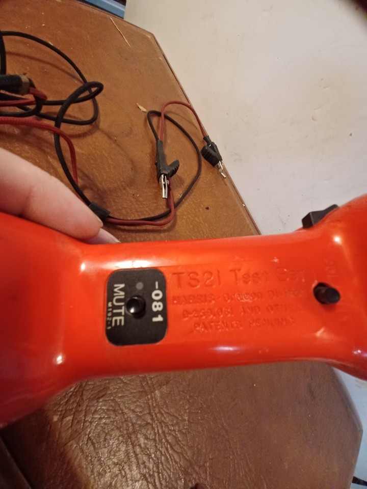 Vintage Harris Dracon Model TS21 Telephone Linemans Phone Test Set (U13 ...