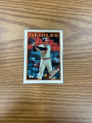 1988 Topps Baltimore Orioles Cal Ripken Mis print Error Baseball Card ...