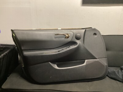 94-01 (x4) Acura Integra Hatch 4 Door Panels Black/Gray Leather 94-01 ...