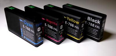 5 pcs generic788XXL 788XXL ink for Epson workforce pro WF -5190 WF-5690 ...