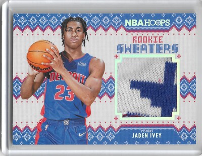 2022-23 PANINI NBA HOOPS ROOKIE SWEATERS PATCH ** JADEN IVEY ** | eBay