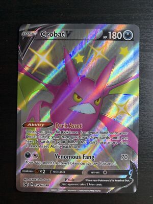 CROBAT V PROMO HOLO RARE POKEMON PREMIUM SHINING FATES M/NM SWSH098 | eBay