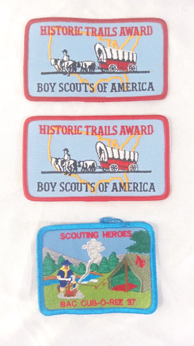Vintage 2 Historic Trails Award Boy Scouts of America & Scouting Heroes ...