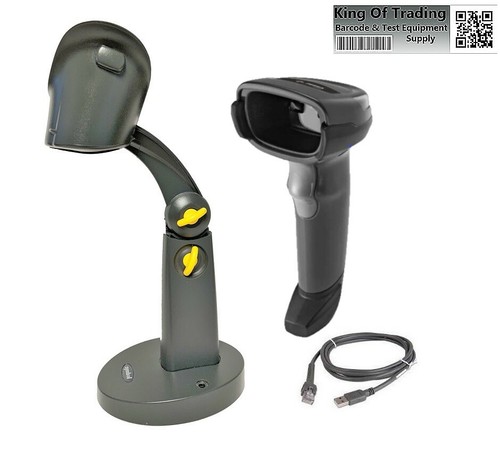 CLOVER POS Barcode Reader Zebra DS2208 2D/1D/QR + Heavy Duty HandsFree ...