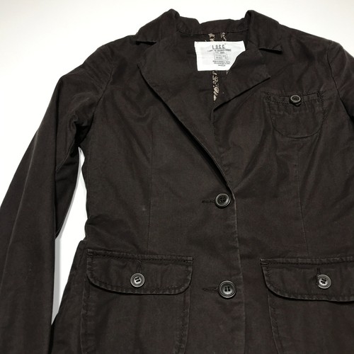 LOGG by H&M Jacket Womens Size 4 Brown Lightweight 2 Button Blazer Work ...