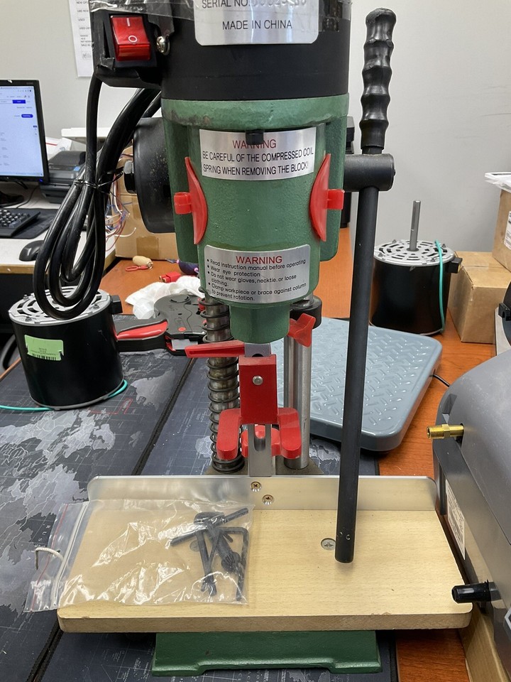 Central Machinery S35570 Mortising Machine 1/2HP 110V CYCLE: 60HZ ...