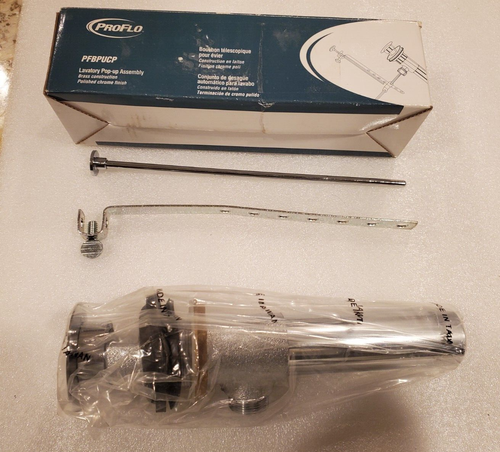 PROFLO® Lavatory Pop-Up Drain Brass Body Chrome Plated w/Overflow Hole ...