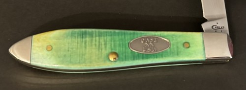 🔥 2017 Case XX 61028 Burnt Clover Sawcut Bone Tear Drop Jack Pocket ...