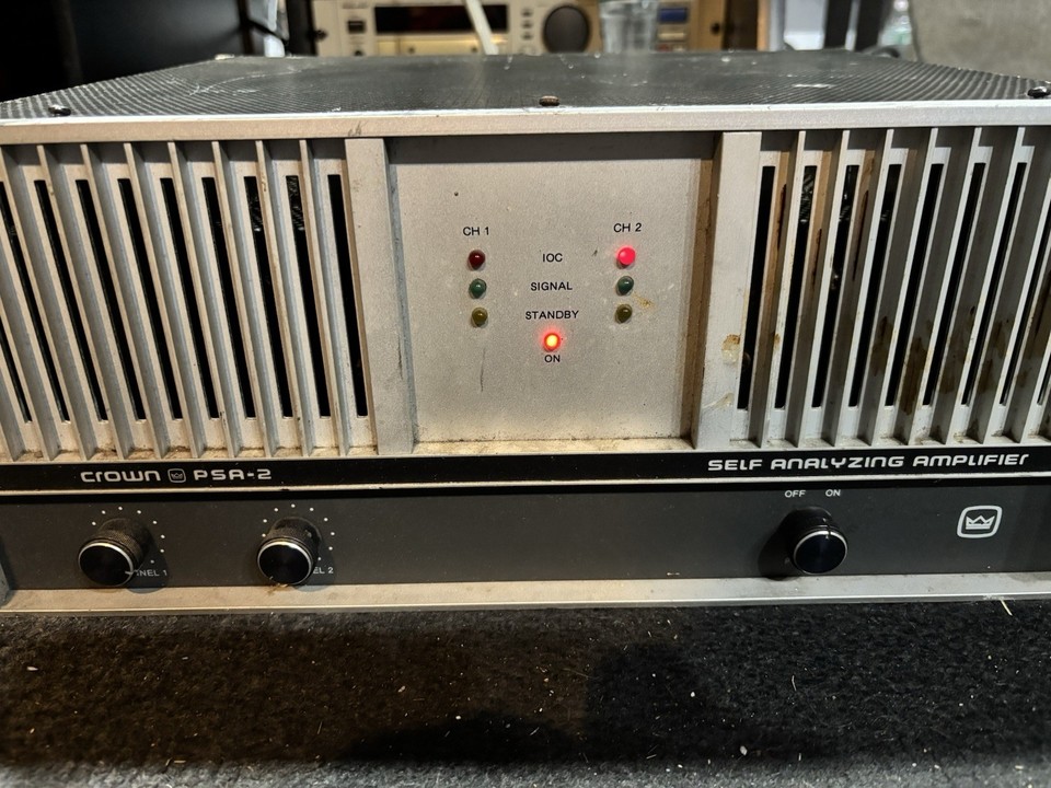 CROWN PSA 2 POWER AMPLIFIER Untested! Shipping Included In Price. | eBay