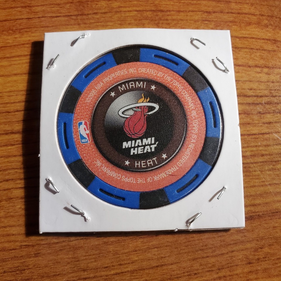 Shaquille O'Neal 2005-06 NBA Topps Chipz Poker Chip Blue/Black Miami ...