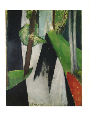 1972 Vintage Print Henri Matisse Sunlight in the Forest 1917 Fine Art ...