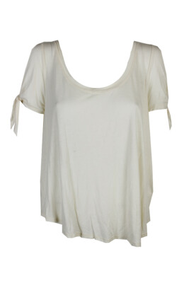 Rachel Rachel Roy New Ivory High-Low Cold-Shoulder Top XS | eBay