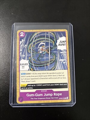 One Piece CG 4 Gum Gum Jump Rope OP09-079 Emperors in the New World ...