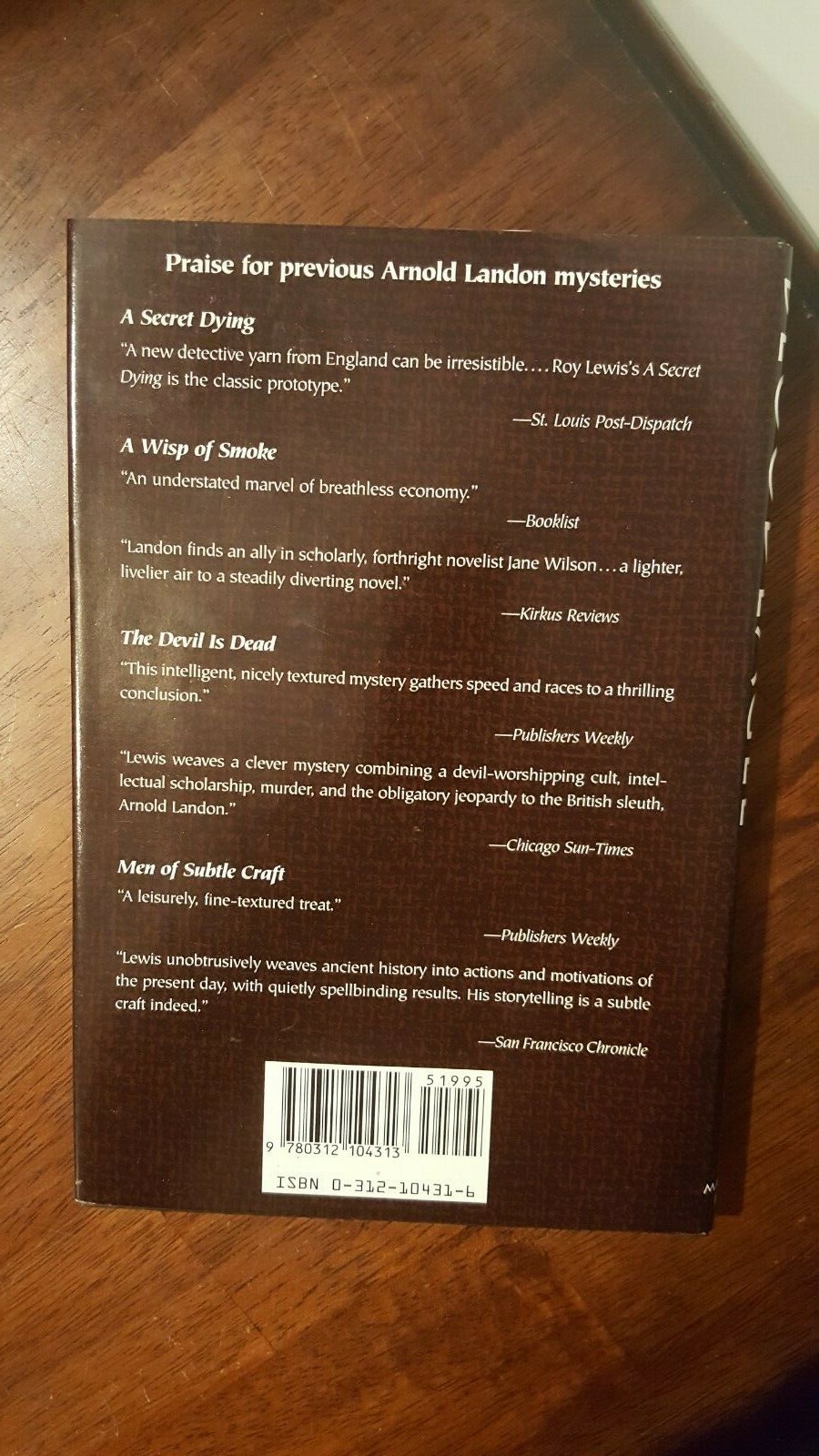 Bloodeagle : An Arnold Landon Mystery by Roy H. Lewis (1993, Hardcover ...