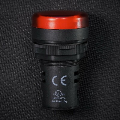 NEW Indicator Pilot Light Signal Lamp Red LED 22mm 110VAC | eBay