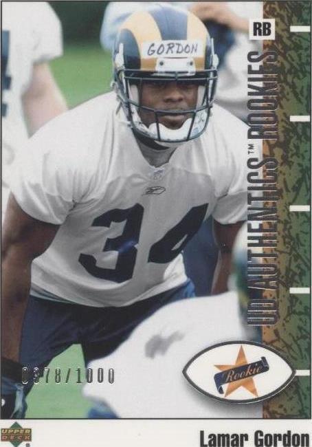 2002 UD Authentics - Rookies Lamar Gordon #134 /1000 (RC) for sale ...