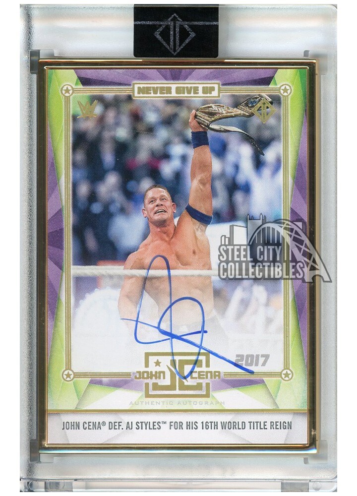 John Cena Cards Autograph And Memorabilia Guide