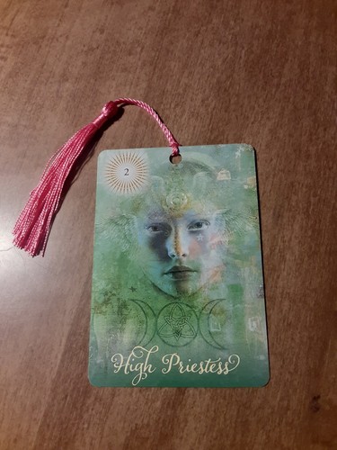 High Priestess- Good Tarot Bookmark Oracle Card Art Deck Gift, Purified ...