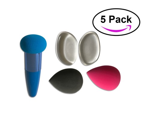 Silicone Gel Makeup Cosmetic Powder Puff Foundation Sponge kit | eBay