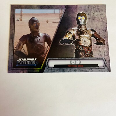 2016 Star Wars Evolution Base Card #72 C-3PO: Protocol Droid | eBay