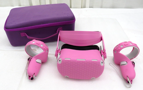 Meta Oculus Quest 2 Virtual Reality Headset 128GB W/Controllers, Case ...