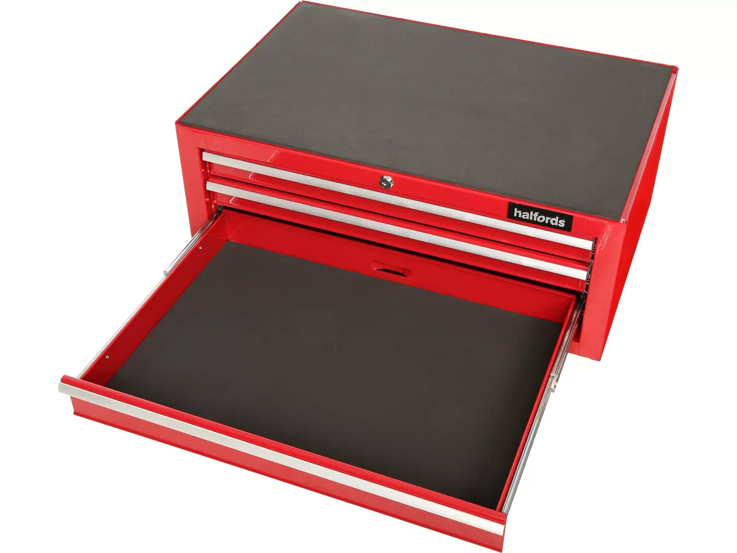 Halfords Professional 3 Drawer Middle Chest Lockable Garage Tool ...