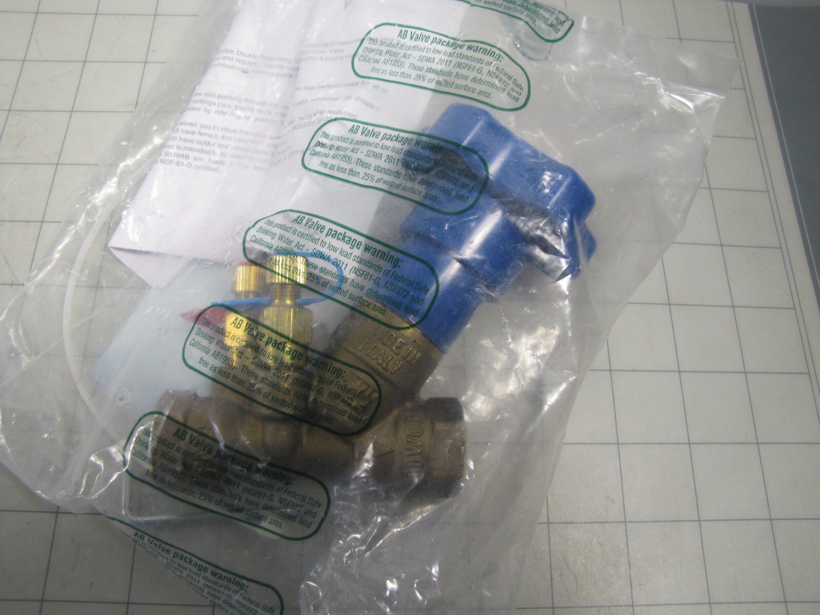 RWV 9517AB-U 1/2" DZR Brass Balance Valve 300WOG NEW | eBay