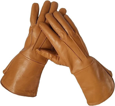 Men Medieval Renaissance Long Arm Cuff, Genuine Lambskin Leather Color ...