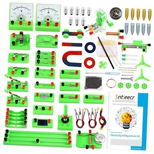 Science Magnetism Kit for Kids, Electric Circuit Kit for Kids, Stem ...