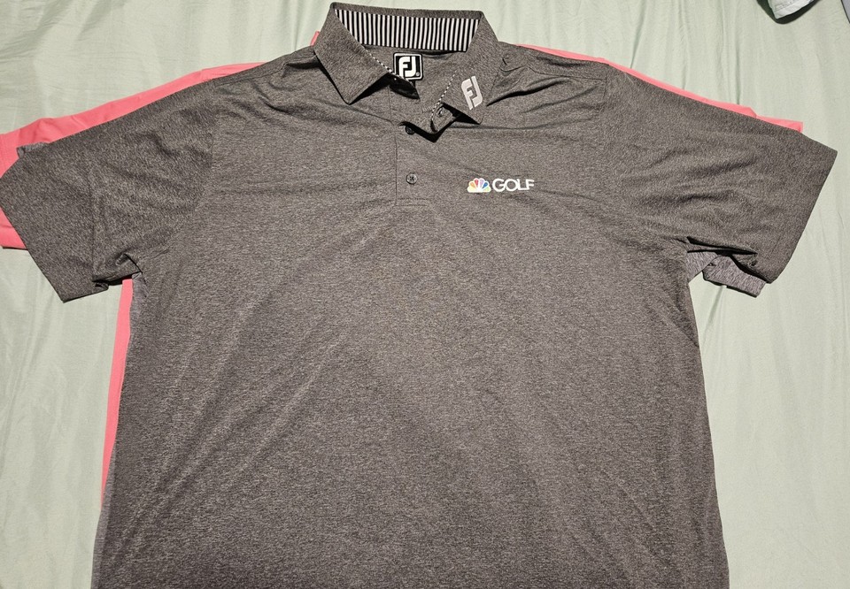 Lot of 3 FootJoy Polo Shirt Mens X-Large NBC Golf Channel Tour Issue | eBay