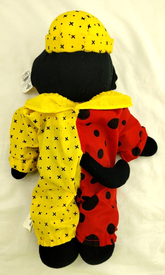 Felix the Cat Jester Clown Toy Factory 15” Plush Stuffed Animal Red ...