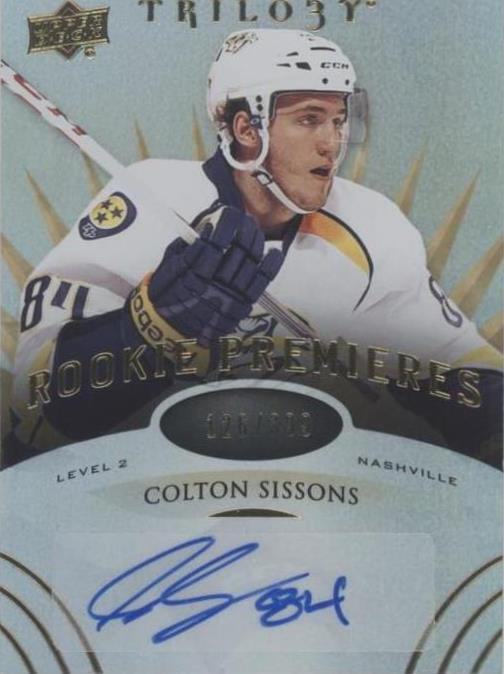2014-15 Upper Deck Trilogy - Level 2 Rookie Premieres Autographs Colton ...
