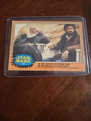 1977 Star Wars OPC Obi-Wan Kenobi Rookie Card #263 Featuring George ...