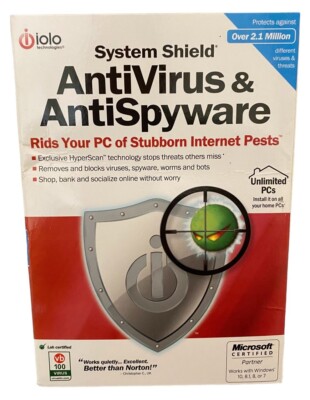 System Shield Anti-Virus & Anti-Spyware PC Program New | eBay