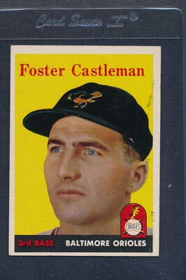 1958 Topps #416 Foster Castleman Orioles EX/MT *5001 | eBay
