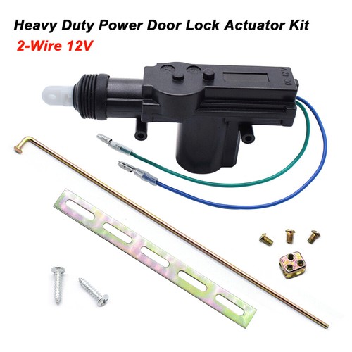 Car Central Power Door Locking Actuator Remote Kit 2 Wires Keyless ...