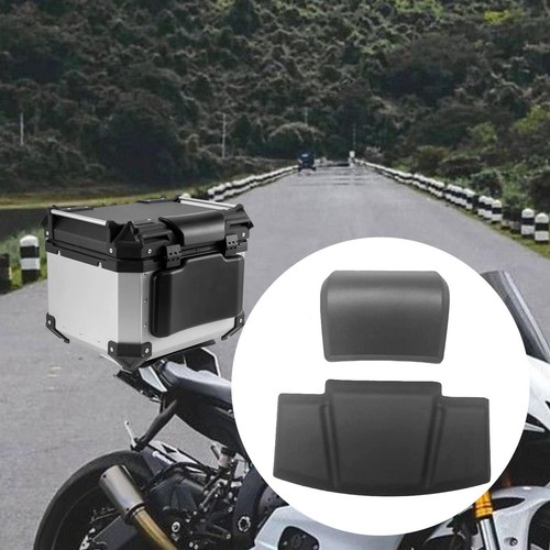 Motorcycle Passenger Backrest Pad Storage Box Back Cushion | eBay Australia