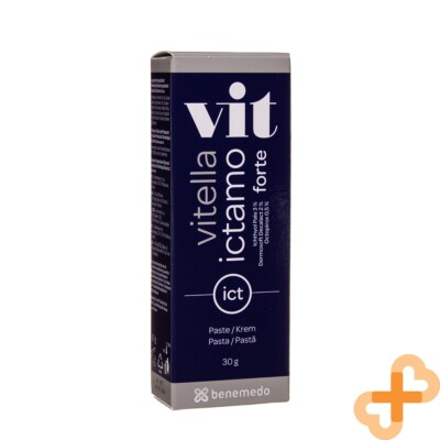 Vitella Ictamo Forte Crema Per Pelle Corporea Irritata Acne Eczema ...