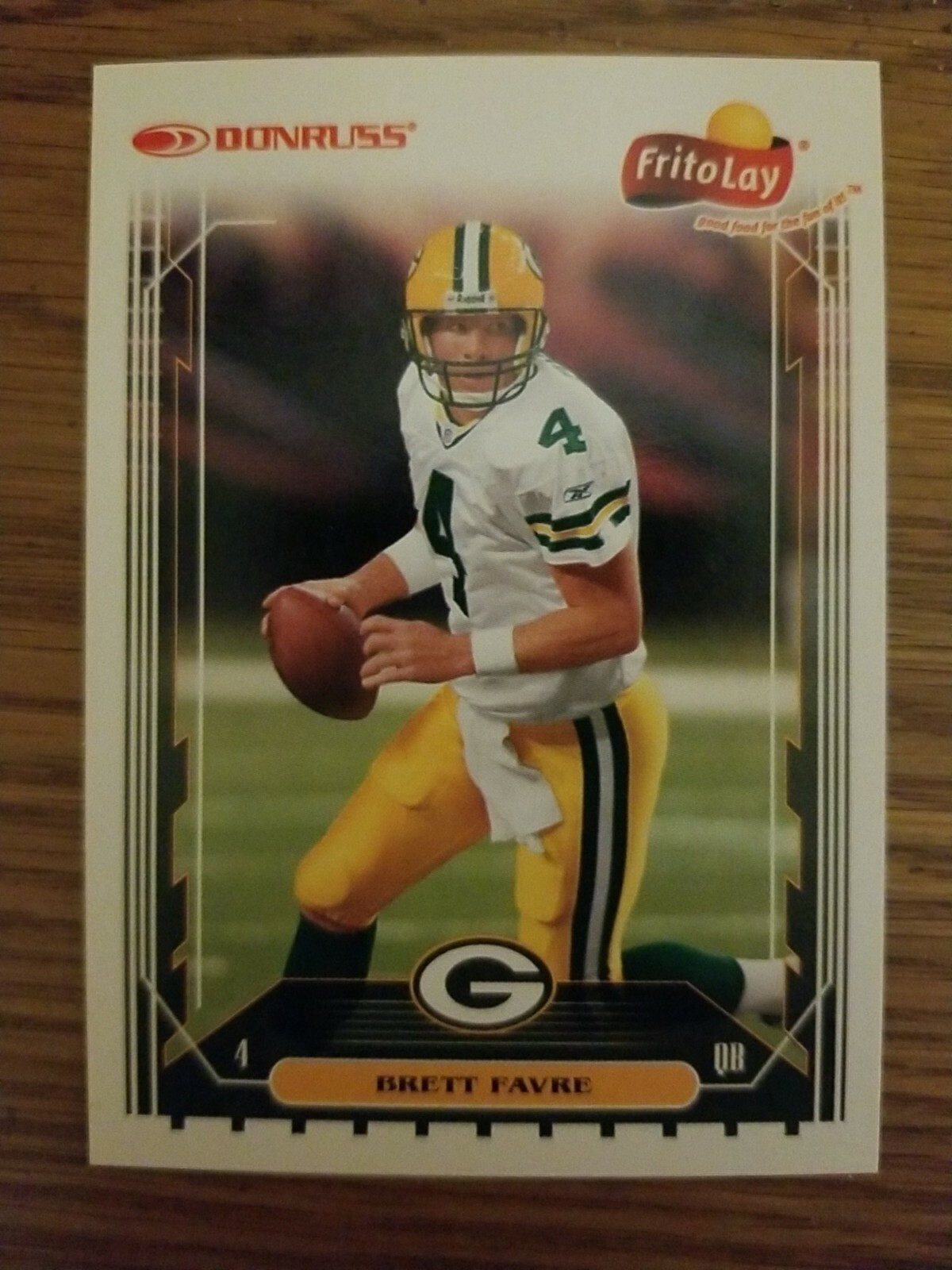 2006 Donruss FRITO LAY CHEETOS Brett Favre Green Bay Packers POP 1 | eBay