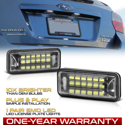 [SUPER BRIGHT] LED License Plate Light Lamp For 2008-2022 Subaru ...