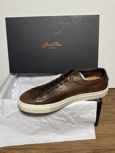 GOOD MAN BRAND Shoes Men's 11.5 Brown Italian Leather Edge Court ...