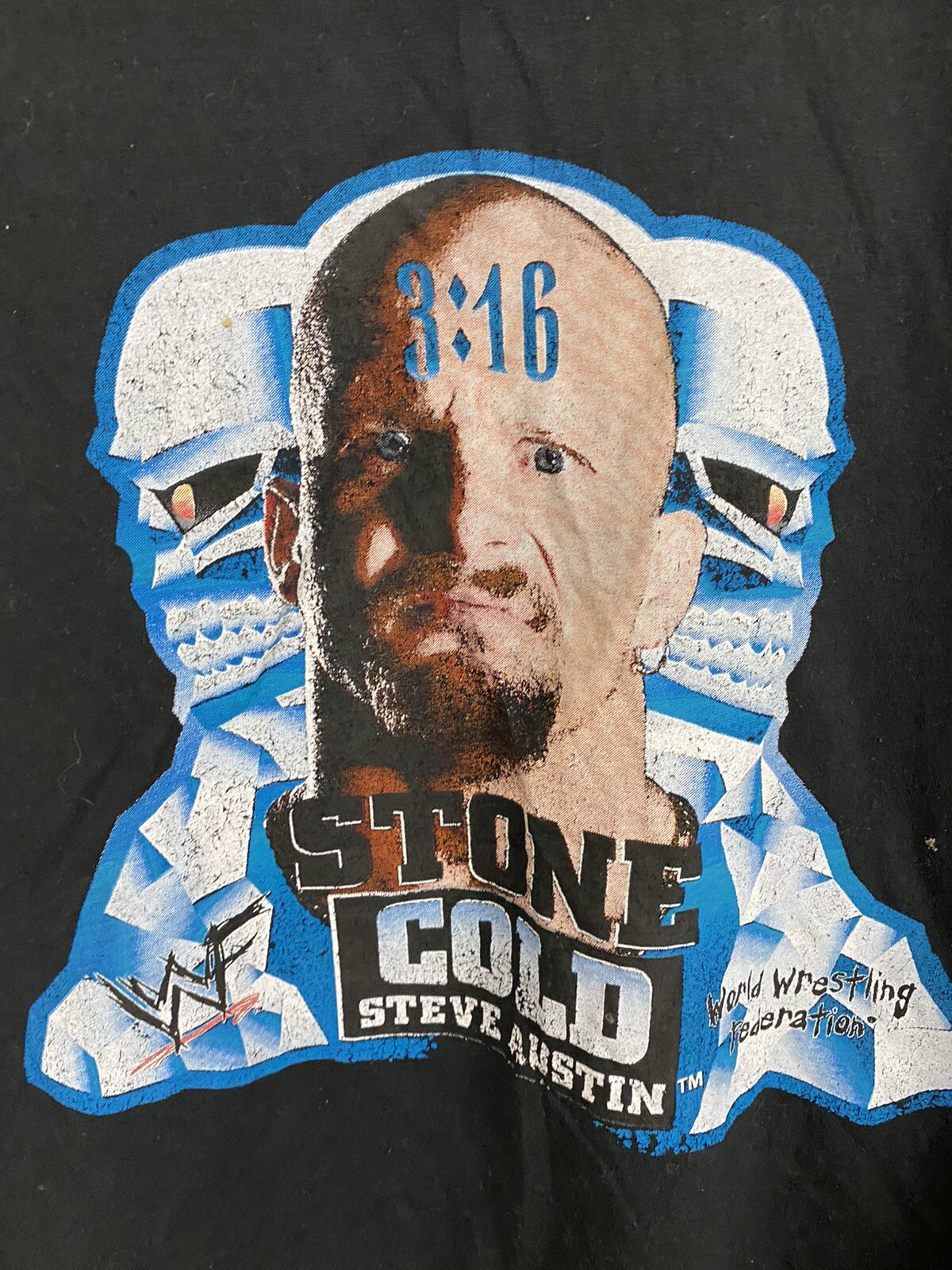 VTG Stone Cold Steve Austin Robot WWF WWE Wrestling 3… - Gem