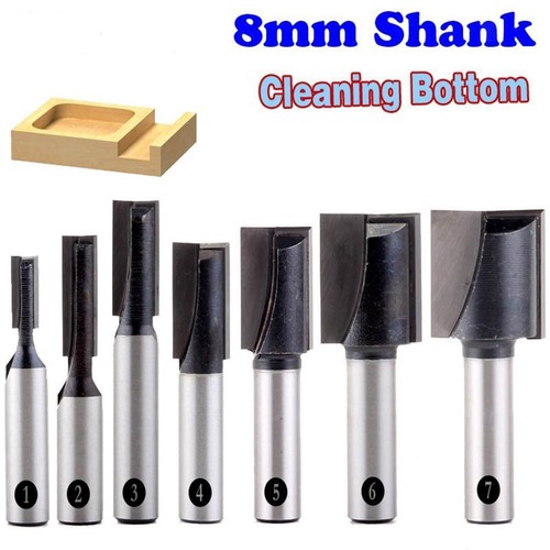 8mm Cleaning Bottom Engraving Bit, Router Bit, Woodworking Tools, CNC ...