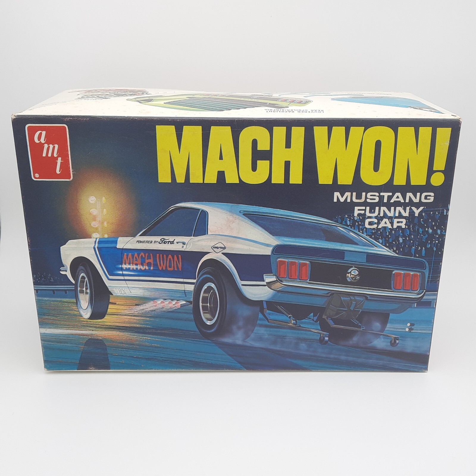 AMT T341-225 - Ford Mustang Funny Car Mach Won! Model Kit - 1/25th ...