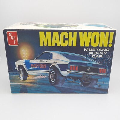 AMT T341-225 - Ford Mustang Funny Car Mach Won! Model Kit - 1/25th ...
