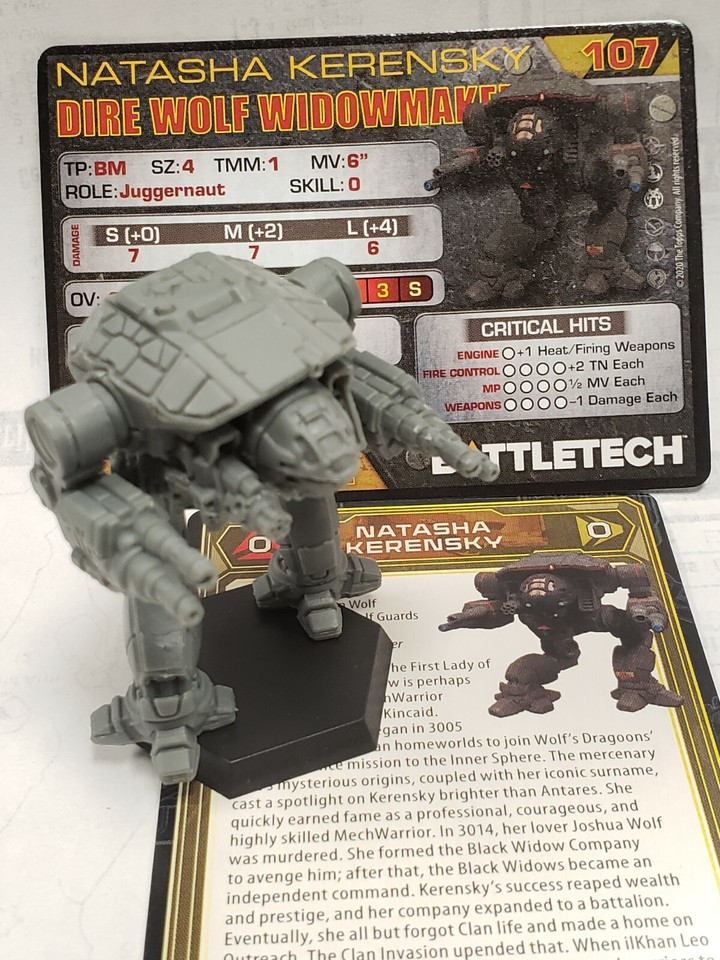 Battletech Plastic Mech from Kickstarter Catalyst + MERCENARIES ....you ...
