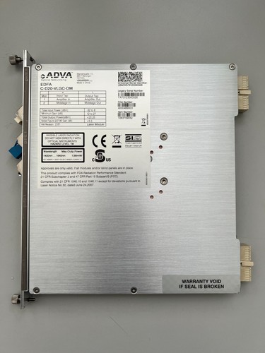 ADVA EDFA C-D20-VLGC-DM 1063709052 Optical Amplifier Double Stage 20 ...