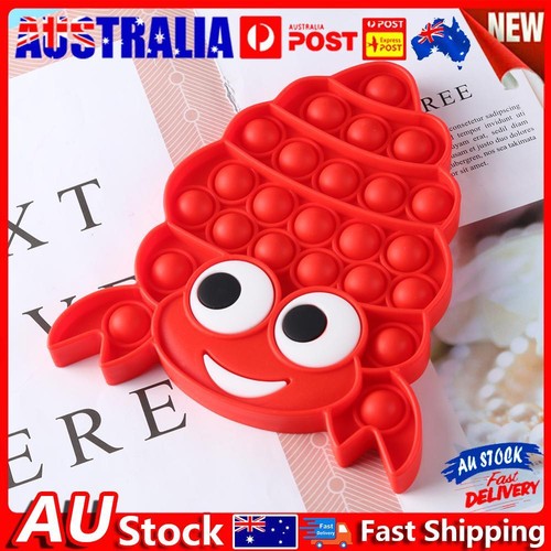Crab Shaped Push Bubble Sensory Autism Decompression Educational Toy ...