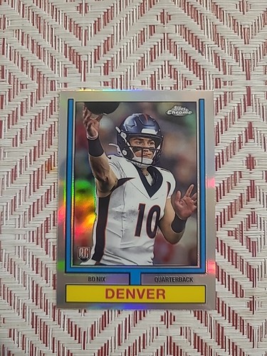 BO NIX RC 2024 Topps Chrome Refractor 1974 Throwback #74TF-4 Broncos | eBay